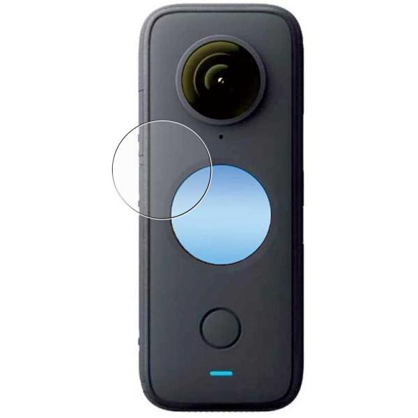 Insta360 ONE X2用　保護強化ガラスフィルム 【9H硬度】高硬度な材料を採用。表面硬度 9Hで柔軟性があり、衝撃に強く、カメラのレンズを保護します。【高光沢】光学ガラス製。高い光線透過率で透明度が高く、画像・映像を忠実に高品位な...