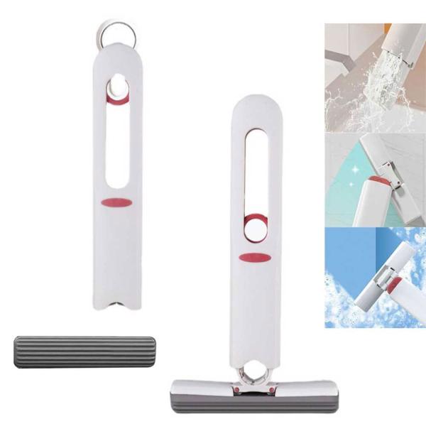 自動圧搾機能を備えたリングプル式で、汚れた水を簡単に搾り取り、モップヘッドをすばやく乾かします。ウェットとドライ両方で簡単に掃除ができます。 使用前に水に浸していだだくとより効果が高くなります。モップは、エコロジカルコットン素材で、やわらか...