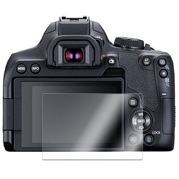 CANON EOS Kiss X10i(EOS 850D) / Power Shot G7 X Mark III / EOS M200 用 に設計されています。フィルム自体のシリコン自己吸着層により、位置を合わせて上から軽く置くだけで気泡が...