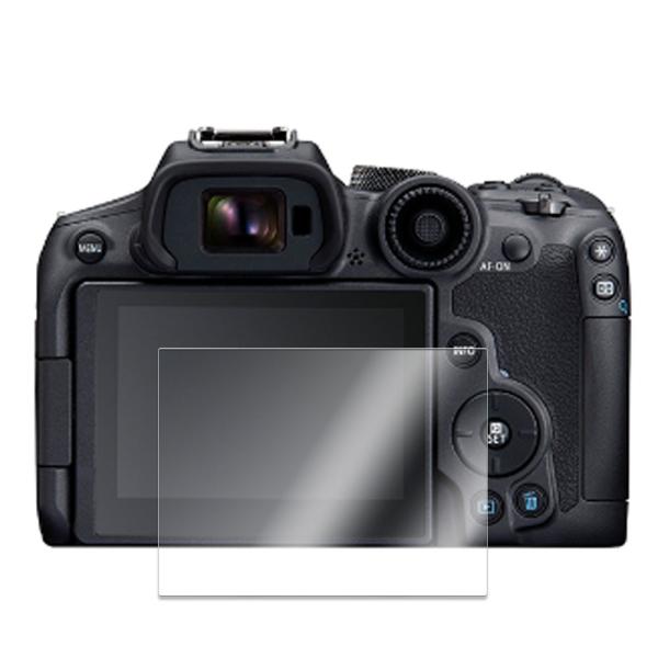 CANON EOS R7 / EOS R7 MARK II 用に設計されています。フィルム自体のシリコン自己吸着層により、位置を合わせて上から軽く置くだけで気泡が入ることなく誰でも簡単、綺麗に貼ることができます。