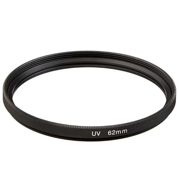カメラレンズUVフィルター 直径62mmカメラレンズ用【材質】高品質ガラス材質を採用し、高い光透過率があります。【用途】紫外線をろ過して写真の鮮明度を高めます。【保護作用】傷やほこりからレンズを保護し、油汚れを防ぎます。【パッケージ】 UV...