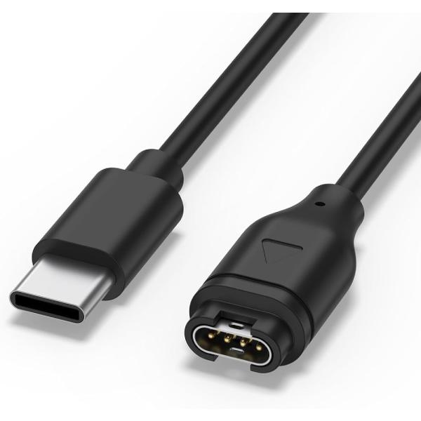 ガーミン互換 充電ケーブル USB Type-C 充電ケーブル 1m Garmin Watch Fenix 7 7S 7X 6 6S 6X 5 5S Forerunner 245 945 Instinct 2 2S Vivoactive 4...
