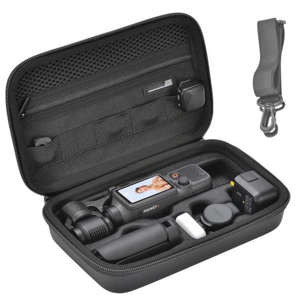 オズモ DJI Osmo Pocket 4 / Pocket 3 / Xtra Muse 対応 コンパクトストレージケース / 2WAY仕様（手持ち・肩掛け）ショルダーストラップ付 高機能保護バッグ