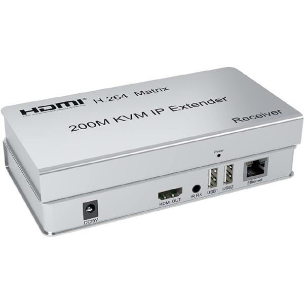 HDMI 200m KVM IP Extender ? Seamless 4K Display Over Long Distances