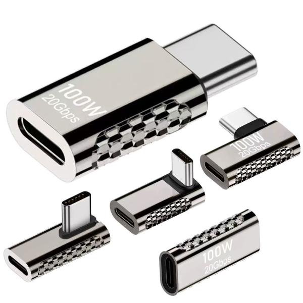 USB(Type-C) 延長アダプタ / Type-C / USB-C / エクステンダー /  USB Power Delivery / USB PD対応 / 100W /  最大20Gbps 高速データ転送/ 高速充電 / ストレート ...