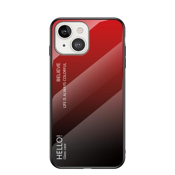 iPhone13 mini グラデーション調 背面ガラスシェルケース