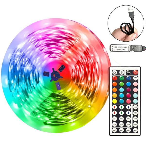 COB テープライトLED 3m USB給電 ストリップライトフレキシブル 高密度 幅5mm 隠れたLEDテープライト3m 320LEDs/m  DC5V 180°発光CRI>=90，両面テープ湾曲変形可能 切断可能 寝室 キッチンホ...