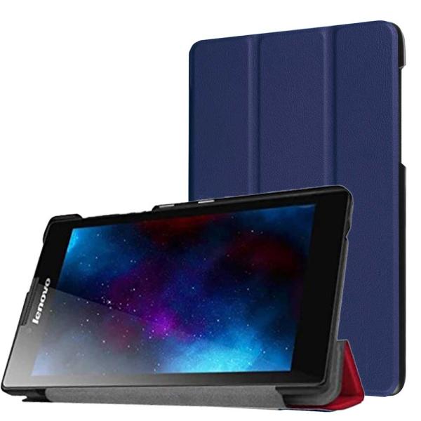 7インチ / レノボ /  Lenovo Tab3 Essential (710F)   ケース 三つ折 カバー 薄型 軽量型 スタンド機能 高品質PUレザーケース