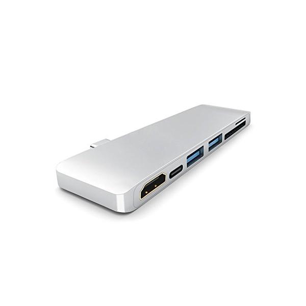 ■ USB-Cポートを拡大 &amp; メモリカード 対：2つの USB 3.0ポート, SD / Micro SDカードスロット, 充電ポート。microSD/SD カードを直接接続し、データの読み込みができます。■このType C多機能...