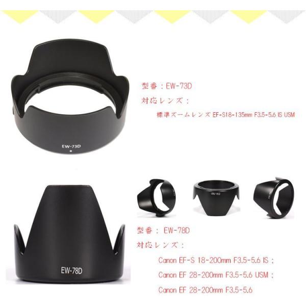 Canon レンズフード 互換品 EW-78D