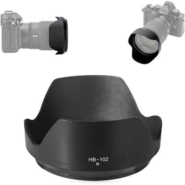 Nikon バヨネット レンズフード【 HB-102 】互換品 ※Ф77mm保護フィルターと Ф77mmレンズキャップを同時に取り付けることができます。ハレーションを抑え、迷光を避け、灰、砂を防げ、レンズへの衝突を回避し、レンズを守ります。...