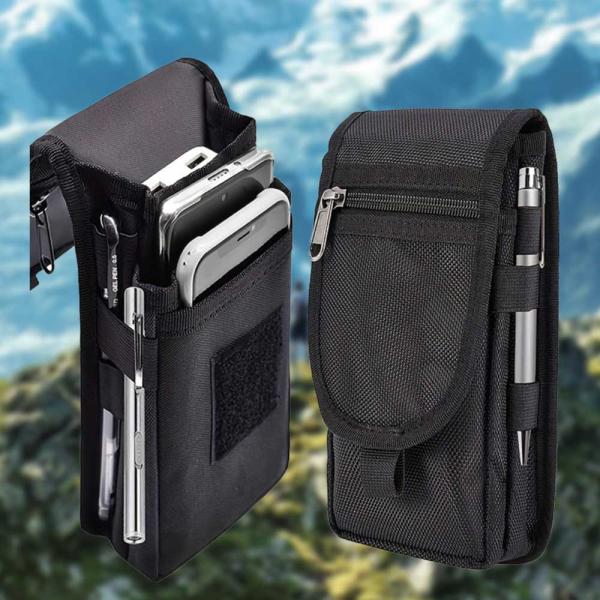 耐久性が高いナイロン素材です。幅7cmのナイロンベルトループ付でウエストポーチとしても使えます。ポーチの収納部分は、スマートフォン、サングラス、小さな財布、カードなどを分けて収納できるよう3つのコンパートメントを備えています。フタのかぶせに...