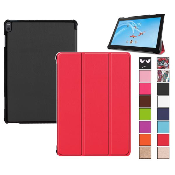 8カラー/ 10.1インチ / Lenovo Tab P10 (TB-X705F/L) / NEC LAVIE Tab E (PC-TE510JAW) ケース 保護ケース PUレザー素材 三つ折カバー スタンド機能