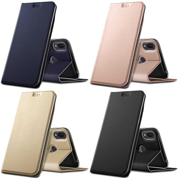 シンプルな手帳型スマホケース。手帳型なので、スマホ背面・液晶まで保護します。外側は薄くて丈夫なPUレザー素材、内側のTPUケースにスマホをはめ込むことでしっかり固定されます。TPU部分が半分接着なので、横向きにスマホを固定して動画を楽しむこ...