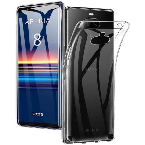 【送料無料】Xperia8 SOV42専用ソフトケース TPU保護ケース・カバー 耐衝撃 透明 TPU 素材 超薄型 背面カバー 超軽量 耐衝撃 落下防止