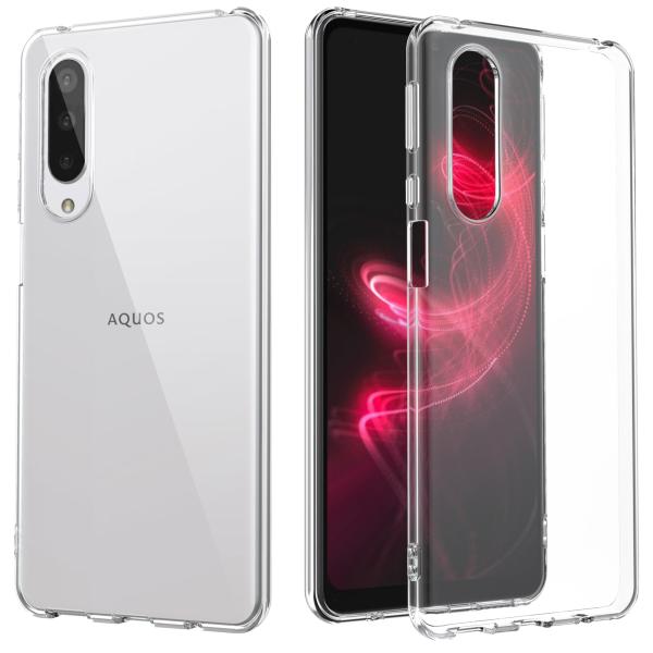 【送料無料】AQUOS zero5G basic DX ソフトケース TPU保護ケース・カバー 耐衝撃 クリアケース
