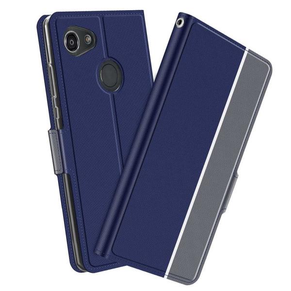オシャレなツートンの手帳型スマホケース。手帳型なので、スマホ背面・液晶まで保護します。外側は薄くて丈夫なPUレザー素材、内側のTPUケースにスマホをはめ込むことでしっかり固定されます。TPU部分が半分接着なので、横向きにスマホを固定して動画...