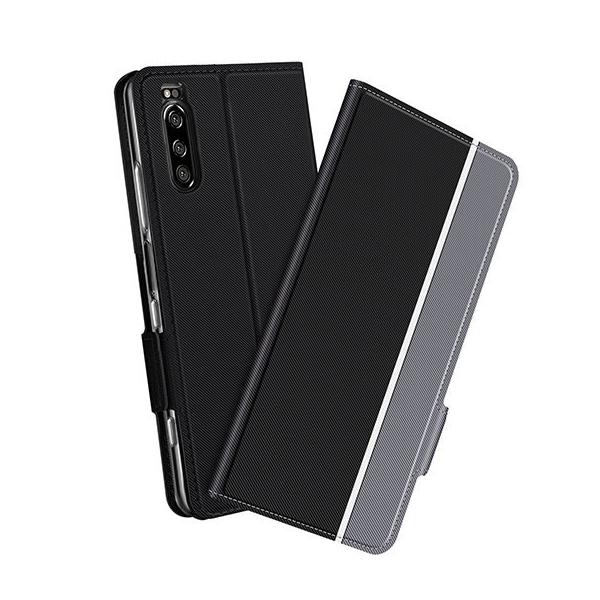 オシャレなツートンの手帳型スマホケース。手帳型なので、スマホ背面・液晶まで保護します。外側は薄くて丈夫なPUレザー素材、内側のTPUケースにスマホをはめ込むことでしっかり固定されます。TPU部分が半分接着なので、横向きにスマホを固定して動画...