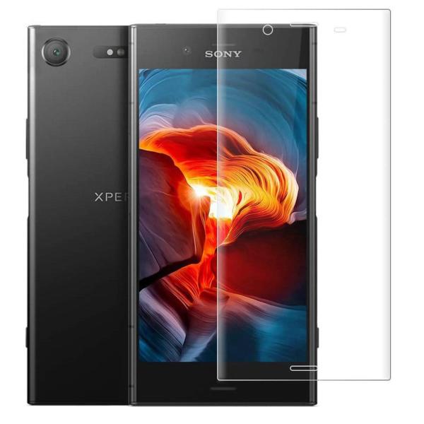 Xperia XZ1 softbank docomo SO-01K au SOV36 強化ガラスフィルム 3D 9H 飛散防止 全面液晶保護フィルム クリア