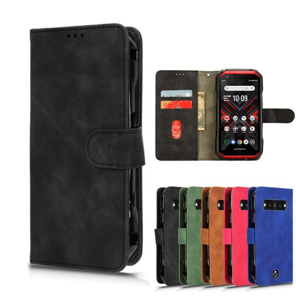 スマホケース PUレザーカバー 手帳型 マグネット ベルト対応機種：au TORQUE G06 KYG03