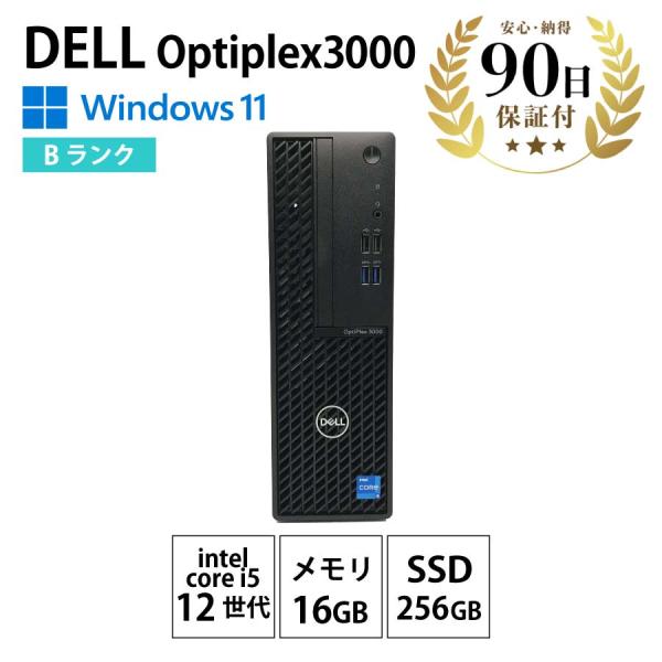 中古Bランク【商品詳細】商品状態：中古 ( リユース )種類：デスクトップパソコンメーカー：DELL ( デル )製品名：DELL OptiPlex 3000型番：D1SOS：Windows11 ProCPU：Intel Core i5-1...