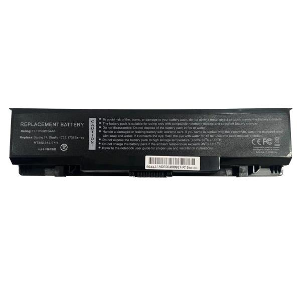 容量:4400mAh/5200mAhh電圧:10.8Vセル数:6セル【対応機種:】Dell Studio 1735 Studio 1736 Studio 1737 Inspiron 1737 Dell KM973 KM974 KM976 K...