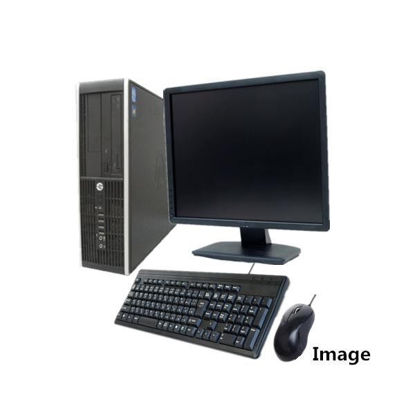 ポイント5倍 中古パソコン Windows XP Pro 32Bit Microsoft Office Personal 2007付 19型液晶セット HP Compaq Celeron〜/4G/250GB/DVD-ROM