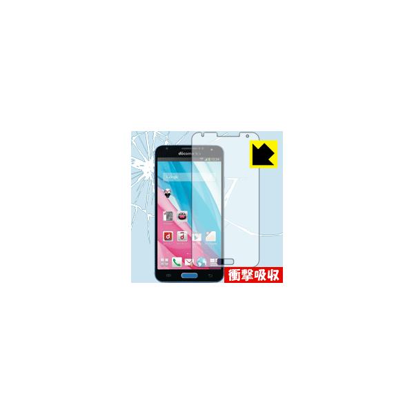 【衝撃吸収タイプ(光沢)】液晶保護フィルム(保護シート)※対応機種：docomo GALAXY J SC-02F【ポスト投函発送の場合のみ送料無料(代金引換は送料無料になりません)】