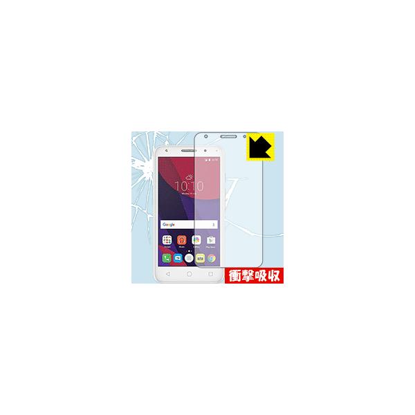 【衝撃吸収タイプ(光沢)】液晶保護フィルム(保護シート)※対応機種 : alcatel PIXI 4【ポスト投函発送の場合のみ送料無料(代金引換は送料無料になりません)】