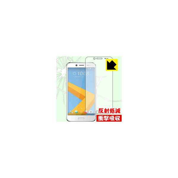 【衝撃吸収(反射低減)】液晶保護フィルム(保護シート)※対応機種 : HTC 10 evo【ポスト投函発送の場合のみ送料無料(代金引換は送料無料になりません)】