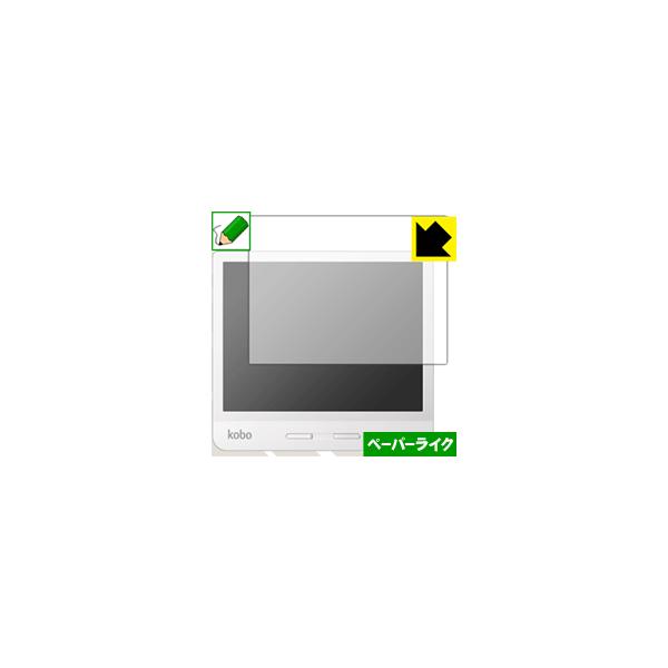 【ペーパーライク反射防止タイプ(非光沢)】液晶保護フィルム(保護シート)※対応機種 : Kobo Libra H2O【ポスト投函発送の場合のみ送料無料(代金引換は送料無料になりません)】