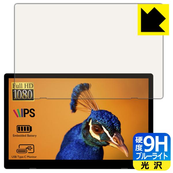 【9H高硬度タイプ(ブルーライトカット)】保護フィルム(保護シート)※対応機種 : One Netbook 15.6インチ モバイルモニター TECH-ONE PD01
