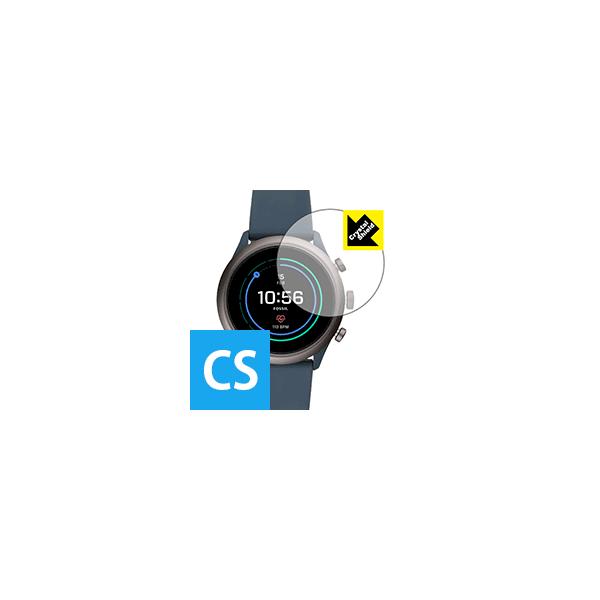 【光沢タイプ】液晶保護フィルム(保護シート)※対応機種 : FOSSIL Sport Smartwatch (FTW40シリーズ用)※ケースサイズ:43mmモデル用です。【ポスト投函発送の場合のみ送料無料(代金引換は送料無料になりません)】