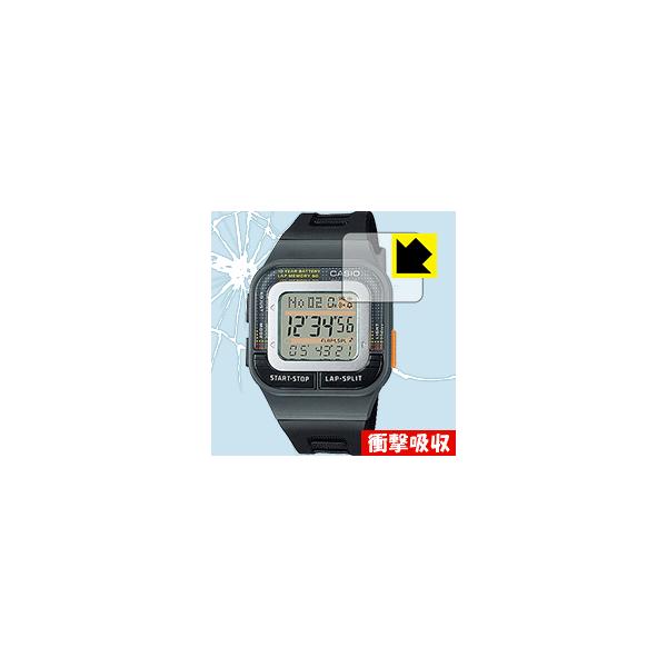 【衝撃吸収タイプ(光沢)】液晶保護フィルム(保護シート)※対応機種 : CASIO SPORTS GEAR SDB-100J【ポスト投函発送の場合のみ送料無料(代金引換は送料無料になりません)】