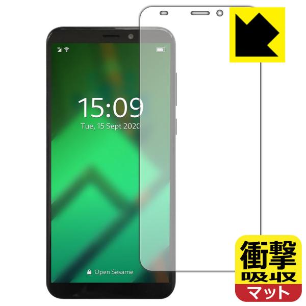 【衝撃吸収タイプ(反射低減)】保護フィルム(保護シート)※対応機種 : PINE64 PinePhone※製品内容 : 前面用1枚【ポスト投函発送の場合のみ送料無料(代金引換は送料無料になりません)】