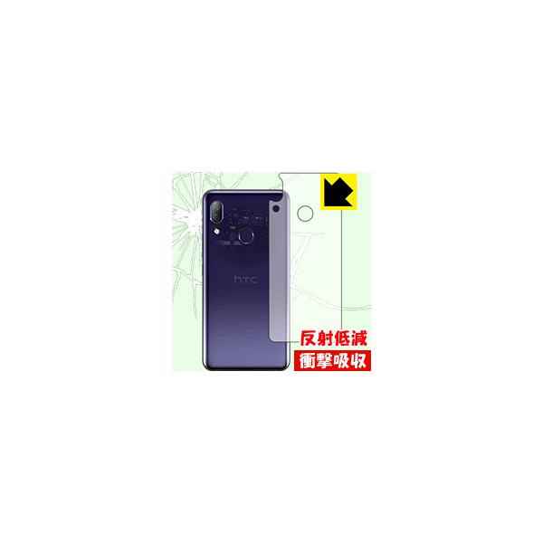 【衝撃吸収(反射低減)】背面保護フィルム(保護シート)※対応機種 : HTC U19e※製品内容 : 背面用1枚