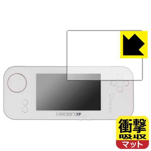 【衝撃吸収タイプ(反射低減)】保護フィルム(保護シート)※対応機種 : Blaze Entertainment EVERCADE EXP専用の商品です。※製品内容 : 画面用フィルム1枚・クリーニングワイプ1個
