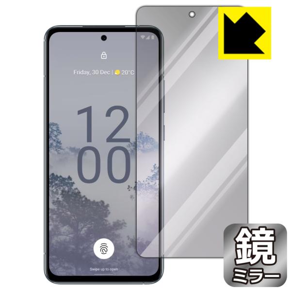 【ミラータイプ】保護フィルム(保護シート)※対応機種 : Nokia X30 5G専用の商品です。※製品内容 : 画面用フィルム1枚・クリーニングワイプ1個　　※画面での指紋認証は動作しません。
