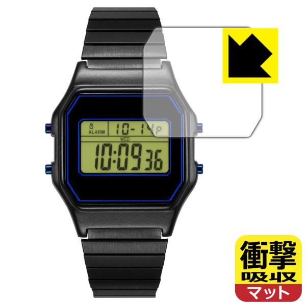【衝撃吸収タイプ(反射低減)】保護フィルム(保護シート)※対応機種 : タイメックス Classic Digital TIMEX 80 PAC-MAN x TIMEX (TW2V94100 / TW2V94200)専用の商品です。※製品内容...