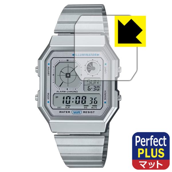 【アンチグレアタイプ(非光沢)】保護フィルム(保護シート)※対応機種 : カシオ クラシック A130WE / A130WEG / A130WEGG シリーズ専用の商品です。※製品内容 : 風防用フィルム1枚・クリーニングワイプ1個