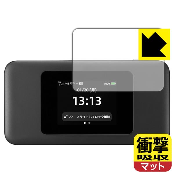 【衝撃吸収タイプ(反射低減)】保護フィルム(保護シート)※対応機種 : CPSpeed Speed Wi-Fi DOCK 5G 01 (UQ WiMAX / CPS01)専用の保護フィルムです。モバイルルーター本体ではありません。※製品内容...