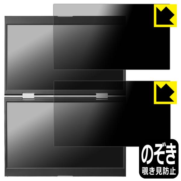 【のぞき見防止タイプ】保護フィルム(保護シート)※対応機種 : I-O DATA LCD-YC1412DXシリーズ (LCD-YC1412DX / LCD-YC1412DX-AG) 14型デュアル(2画面)モバイルディスプレイ専用の商品です...
