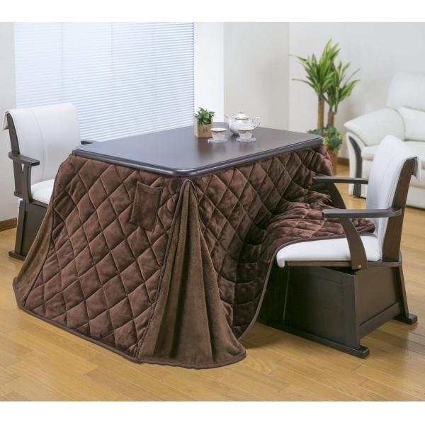 在庫がある場合2営業日後ぐらいの発送予定となりますが、確認いたしますので、ご購入前にお問い合わせください。北海道・沖縄・離島・僻地へのお届けは、別途送料お見積りになります。大幅お値下げいたしました！こたつと掛布団の２点セットです。(チェアは...