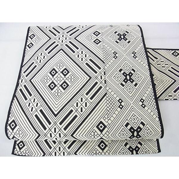 平和屋本店□極上 こぎん刺し 八寸名古屋帯 逸品 DZAA1640kh4 平和屋本店□極上 こぎん刺し 八寸名古屋帯 逸品 DZAA1640kh4