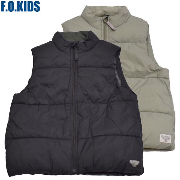 エフオーキッズ（F.O.KIDS）ふわ軽インサレーションベスト中綿入りで 軽くて暖かなベスト。気軽に羽織れるベストは温度調整しやすく、季節の変わり目から秋冬まで大活躍です。キッズの冬の必需品ですね。素材：ポリエステル100％■ネコポス不可■...