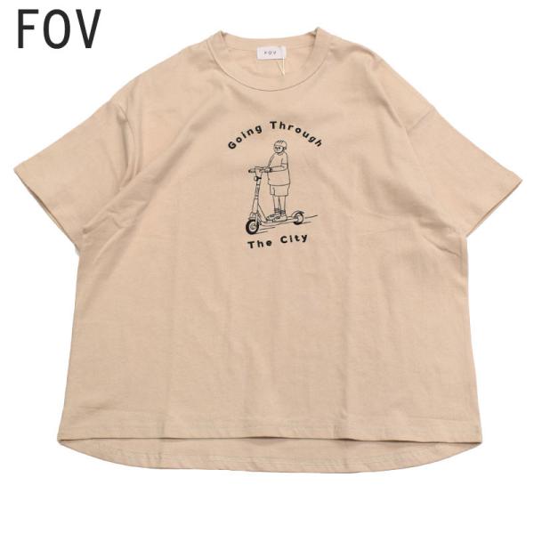 フォブ（ＦＯＶ） ゆったりとしたリラックス感のあるTシャツ。デイリーに使いやすいカジュアルデザイン。男女問わず着用いただけます。■ネコポスＯＫ！■サイズスペックSIZE 着丈 身幅 袖丈S(90-100) 43 40 11M(110-120...