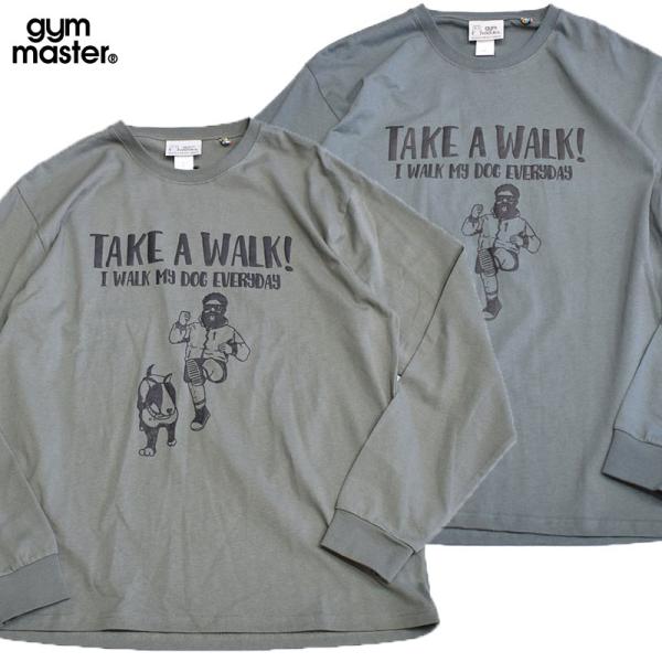 ジムマスター（gym master） プリントロングTシャツ ジムマスターらしい面白デザイン炸裂♪一枚で主役になれます★生地は肌触りのいい適度な厚みの7オンス。秋から春までロングシーズン着用可能。 ■単独注文時ネコポスOK■素材：コットン1...