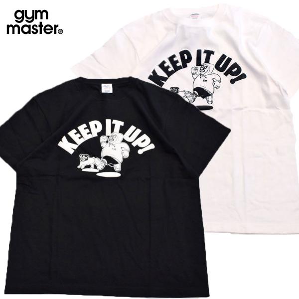 ジムマスター（gym master） KEEP IT UP Tシャツ 立体感のあるポコポコ発砲プリント。 僕らしくいこうマイペースマイペース 走ったのに走ったのに 食べすぎた夜 自分にも体にも嘘はつかない僕のペースを守ればいいから■単独注文...