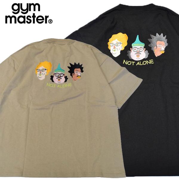 ジムマスター（gym master）フル刺繍で仕上げた豪華な一枚。NOT ALONE一緒にいても　一緒でなくても近くにいても　遠くに離れていても手をつないでも　つないでなくても心は一つだよ　そういうこと■単独注文時ネコポスOK！■素材：コッ...