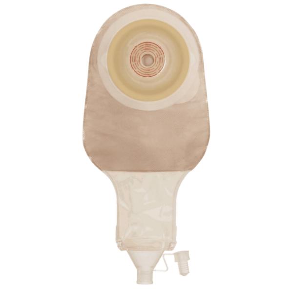 初期タックと皮膚保護性に優れた「やわらか皮膚保護剤」を採用した単品系凸型形状装具。・大口径でミルキングしやすい、11mmのキャップ式排出口・軽く押えることで、消化液や水様便の多いストーマケアにおいて、漏れのリスクを軽減します。・浅い皺・くぼ...